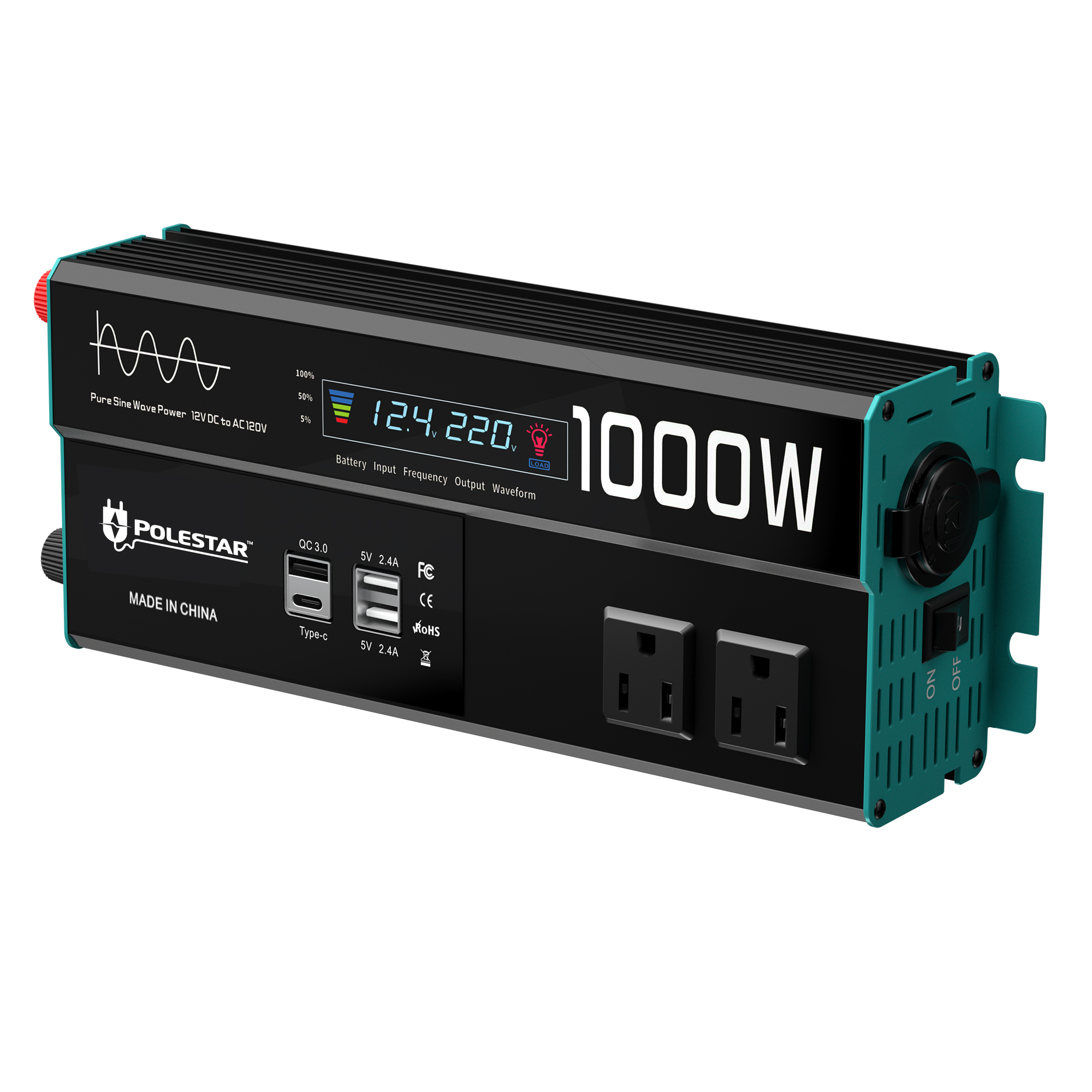 Portable Multi-Socket 1000W DDB Series – Polestar Solar